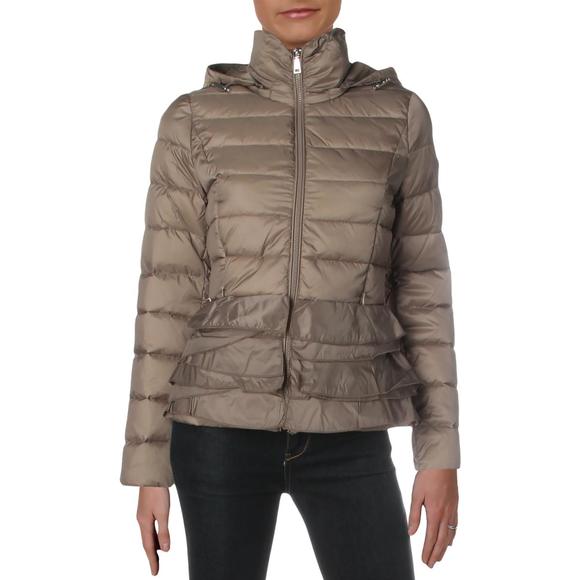 Tahari | Jackets & Coats | Tahari Womens Zoey Taupe Winter Lightweight ...
